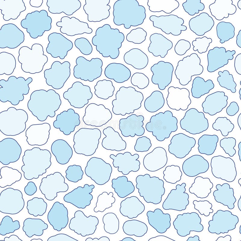 Blue Spots and Blots Background Stock Vector - Illustration of textile ...