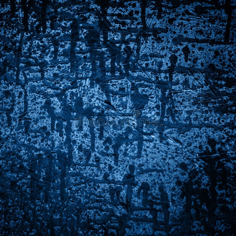 Gloomy Dark Texture or Background with Black Spots and Drips of Paint ...