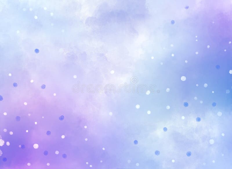 Blue Spotted Cute Abstract Naive Childish Background Stock Illustration ...