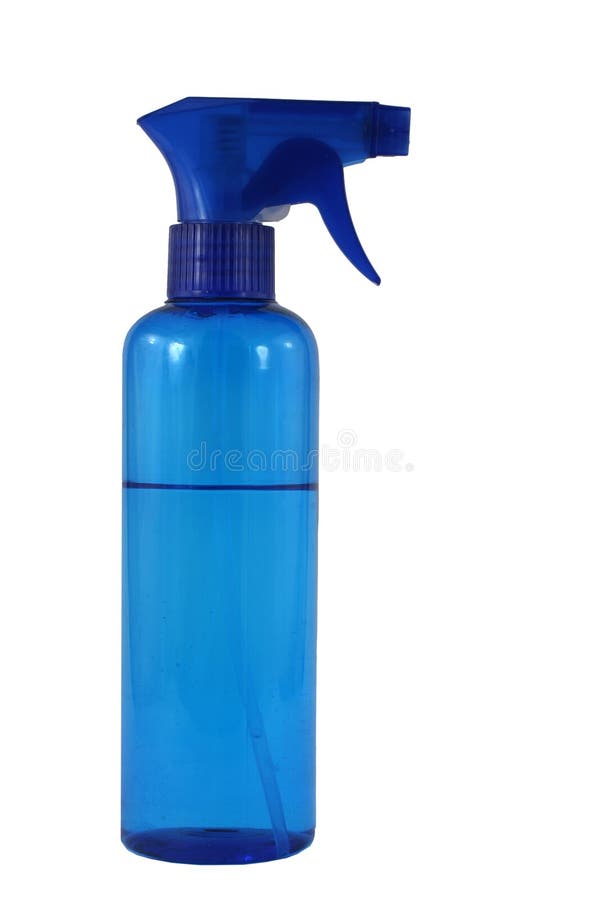 Blue spray bottle stock photo. Image of sprayer, cleaner - 13315264