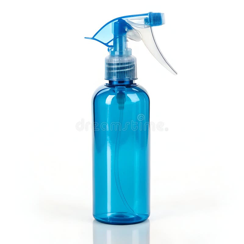 Blue Spray Bottle stock illustration. Illustration of home - 356322756