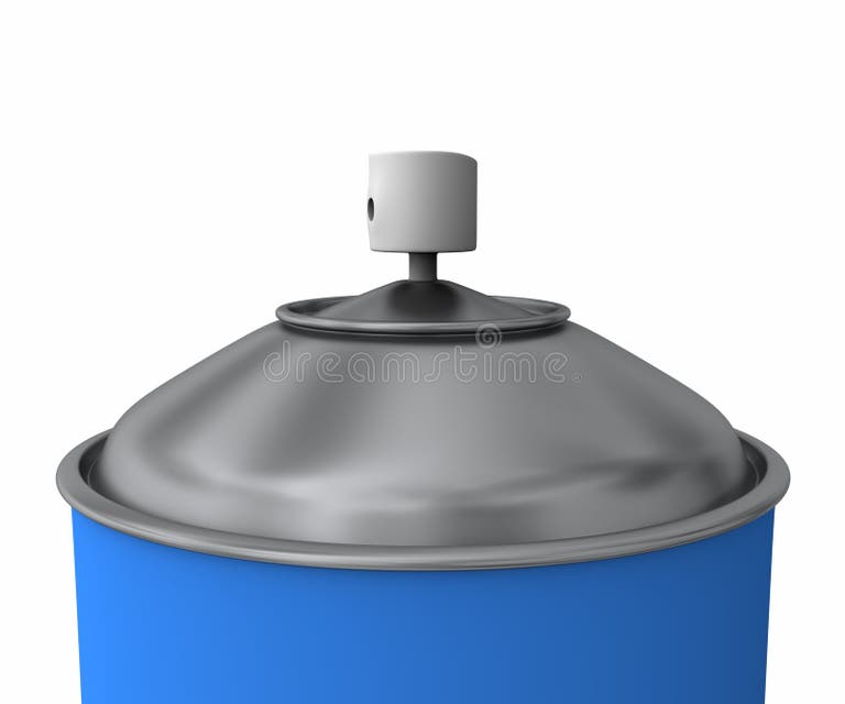 Blue Spray Can stock photo. Image of spray, white, cylinder - 11673296