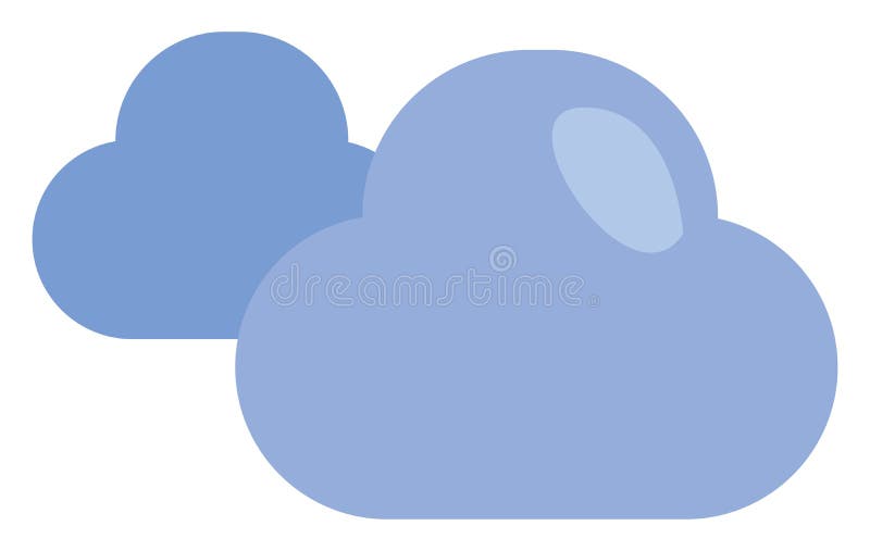 Spring cloud icon circle stock vector. Illustration of blue - 95331628