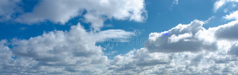 Blue spring sky stock photo. Image of open, beauty, oxygen - 113101818