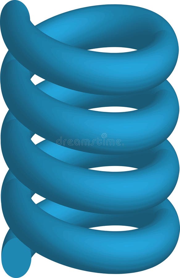 Metallic springs stock illustration. Illustration of springs - 54497707