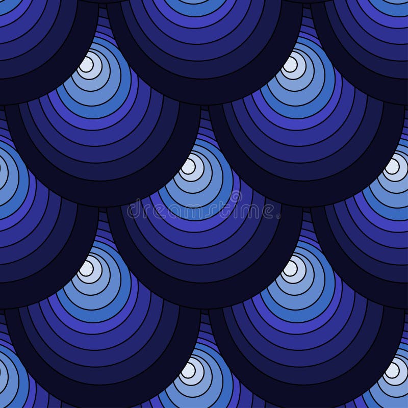 Blue squama stock vector. Illustration of decorative - 77076917