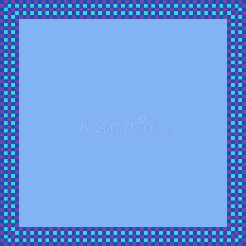Blue Background with Blue and Purple Border Stock Illustration ...