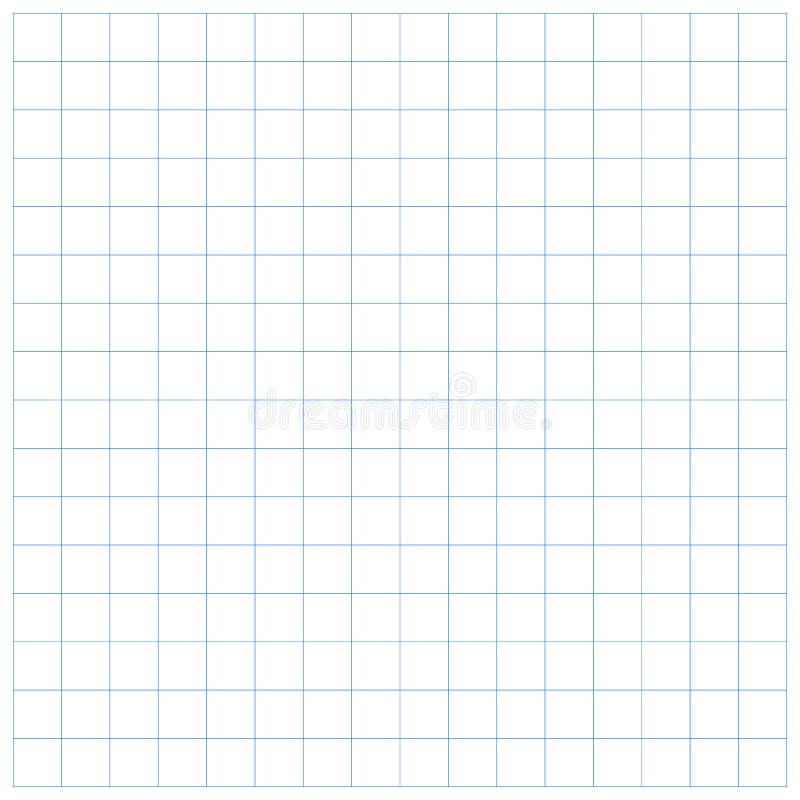 Square Grid Pattern Standard Blue School Notebook Sheet Paper Art Blue ...