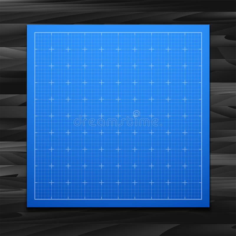 Blue Square Grid with Shadow Isolated on Stock Vector - Illustration of ...