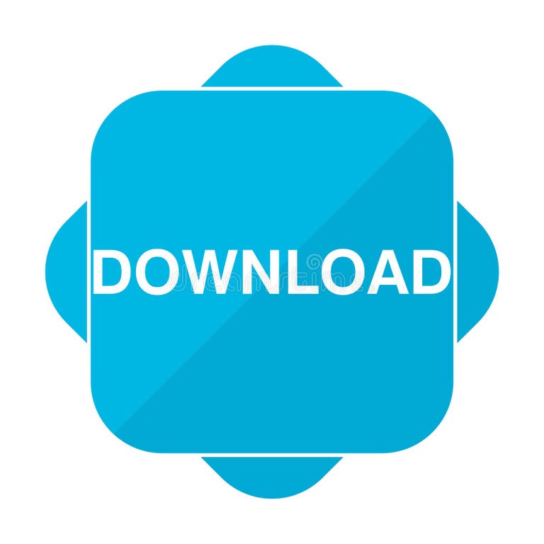 Blue square icon download stock vector. Illustration of green - 94705544