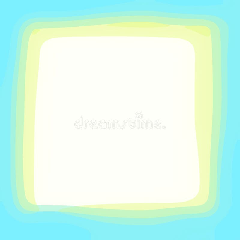 Blue Square of Picture Frame with Copy Space. the Frame is Made of ...