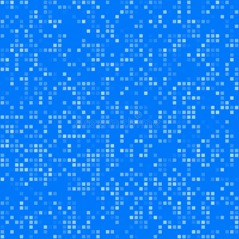 Blue Pixel Mosaic Page Border Frame Set Stock Vector - Illustration of ...