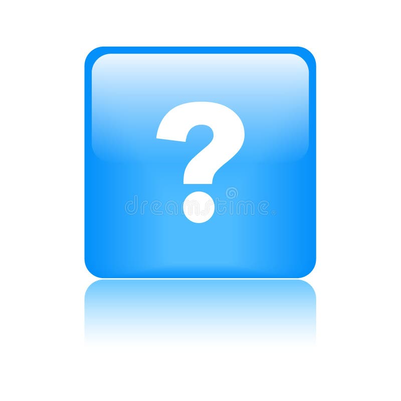 Question web button stock illustration. Illustration of glass - 2002023