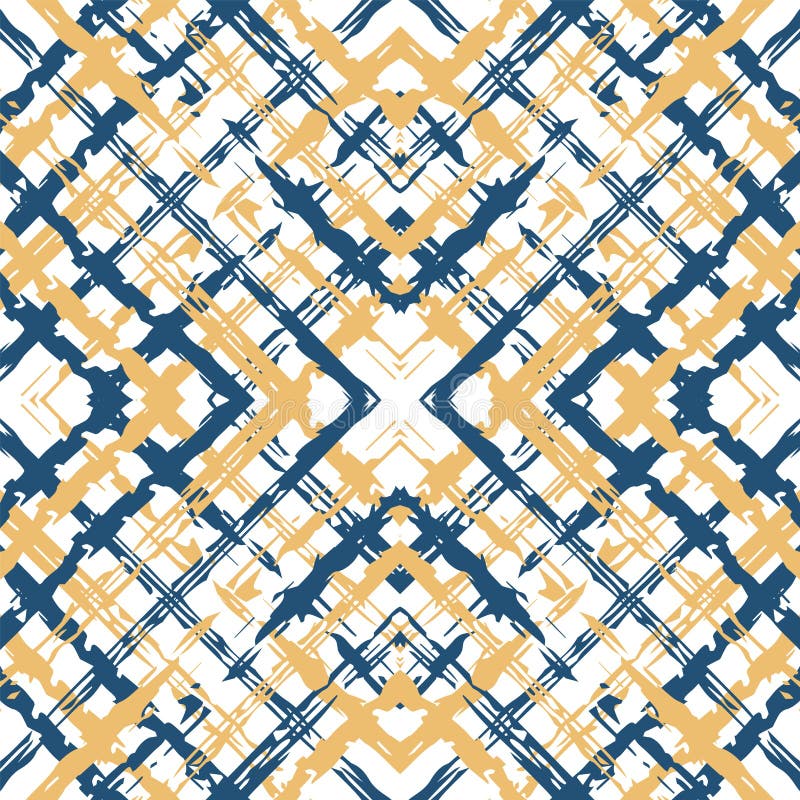 Blue Square Scotland Vector Seamless Pattern. Stock Vector ...