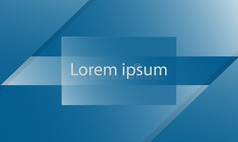 Blue Square Shape Blend with Text Stock Vector - Illustration of ...