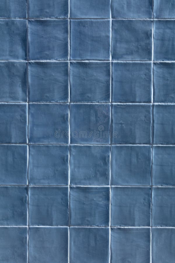 Blue Square Tile on Wall in Lisbon Stock Photo - Image of azulejo, home ...