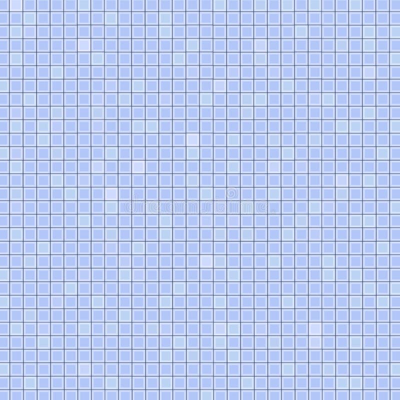 A Blue Square Tiled Background with Small Mosaic Tiles. Stock Vector ...