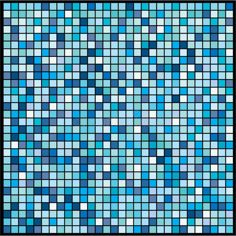 Blue square tiles stock vector. Illustration of vector - 274829616