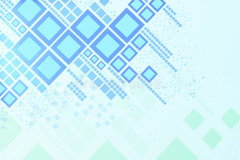 Blue square wallpaper stock illustration. Illustration of geometric ...