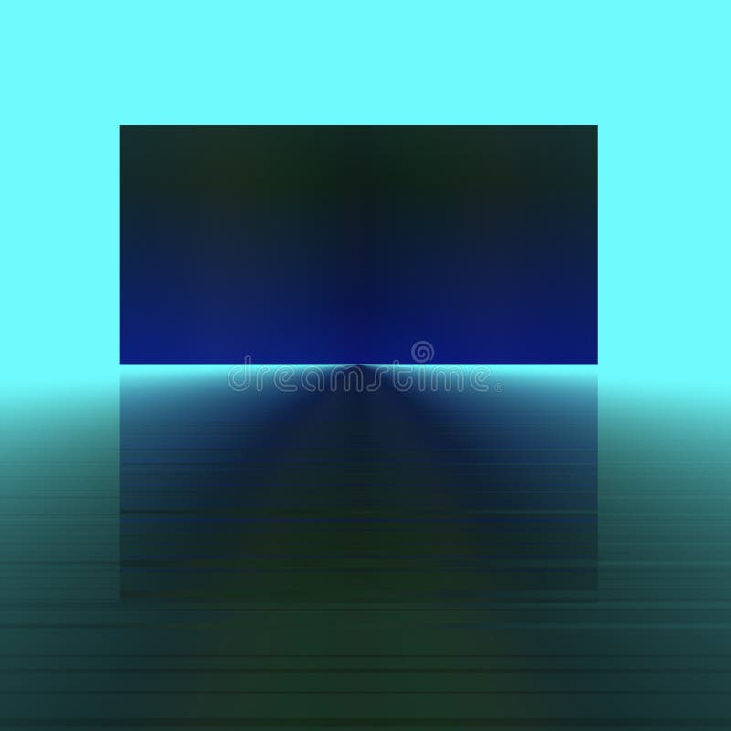 Blue Squares Picture. Image: 6764033