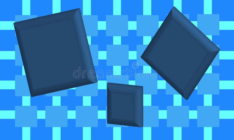 Blue Squares stock vector. Illustration of blue, concept - 31632140