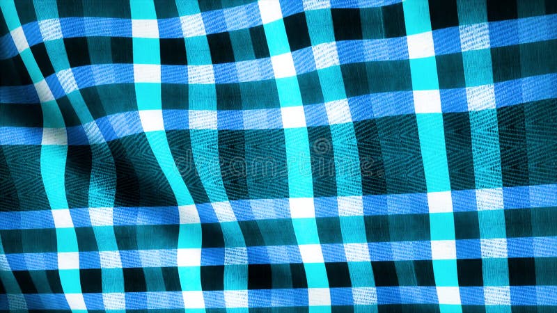 Blue Squares Fabric Cloth Material Texture Seamless Looped Background ...