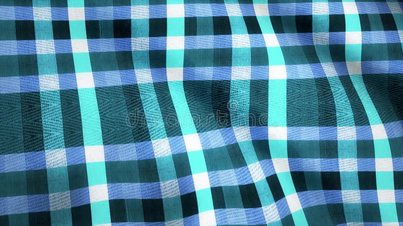 Blue Squares Fabric Cloth Material Texture Seamless Looped Background ...