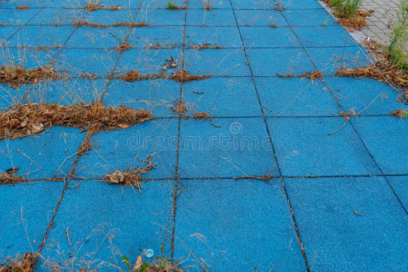 Blue Stadium Coverage Texture, Treadmill Textured Background, Jogging ...
