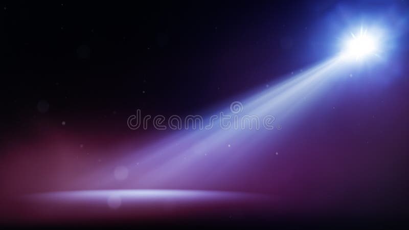 Blue Stage Light Beam Background Stock Image - Image of effect, color ...
