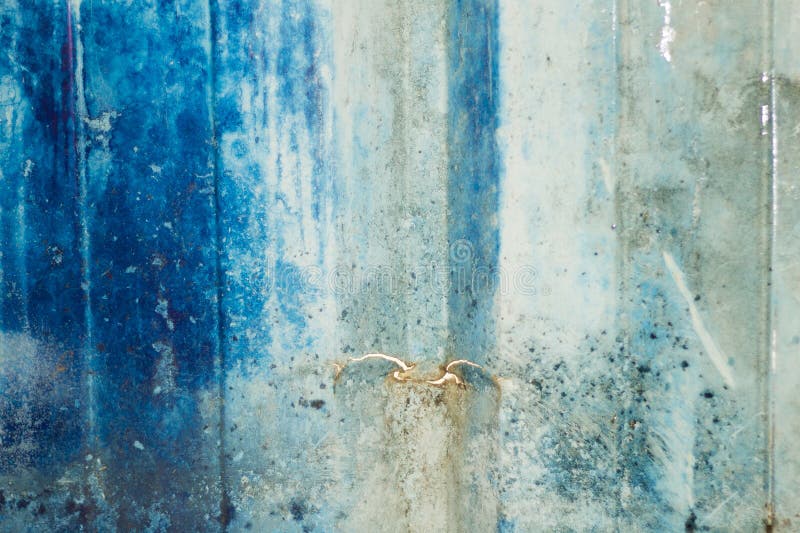 Blue Stained Wall stock photo. Image of rough, patterns - 98813480