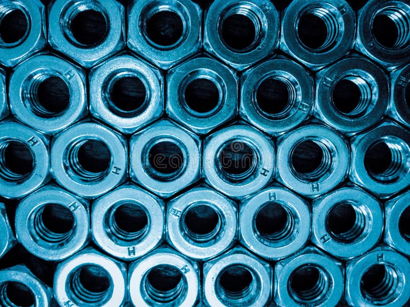 Blue Stainless Steel Background Stock Photo - Image of industrial ...