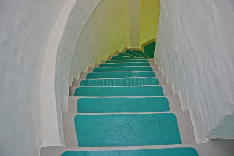 Adobe Staircase stock photo. Image of design, stucco - 31256394