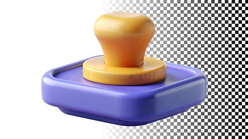 Blue Stamp, Office Tool and Approval Symbol for Document Processing Png ...