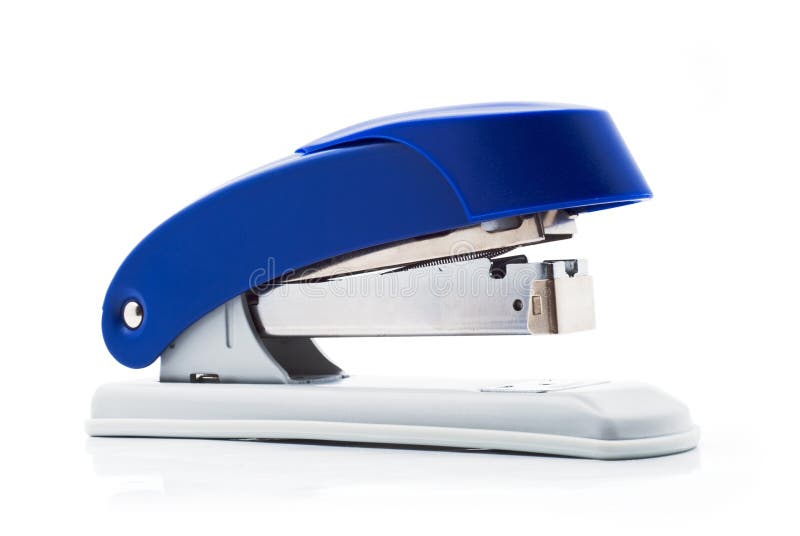 Stapler. Stapler Blue. Stapler and Staples. Stapler is on the Table ...