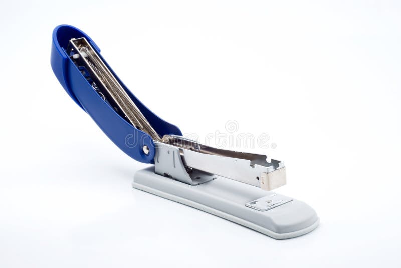 Stapler. Stapler Blue. Stapler and Staples. Stapler is on the Table ...