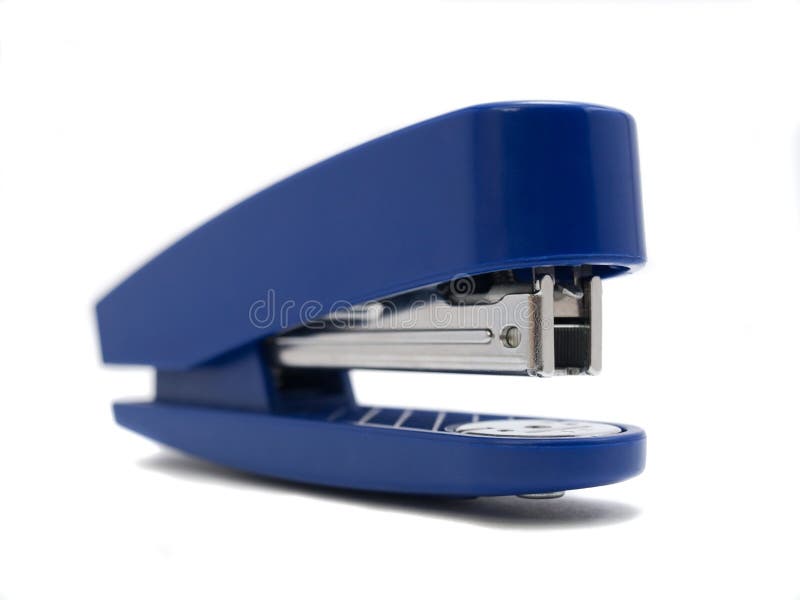 Blue Stapler stock photo. Image of driven, organization - 26035646