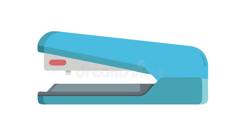 Blue Stapler Office Tool Graphic, Perfect for Binding Paper, Vector ...