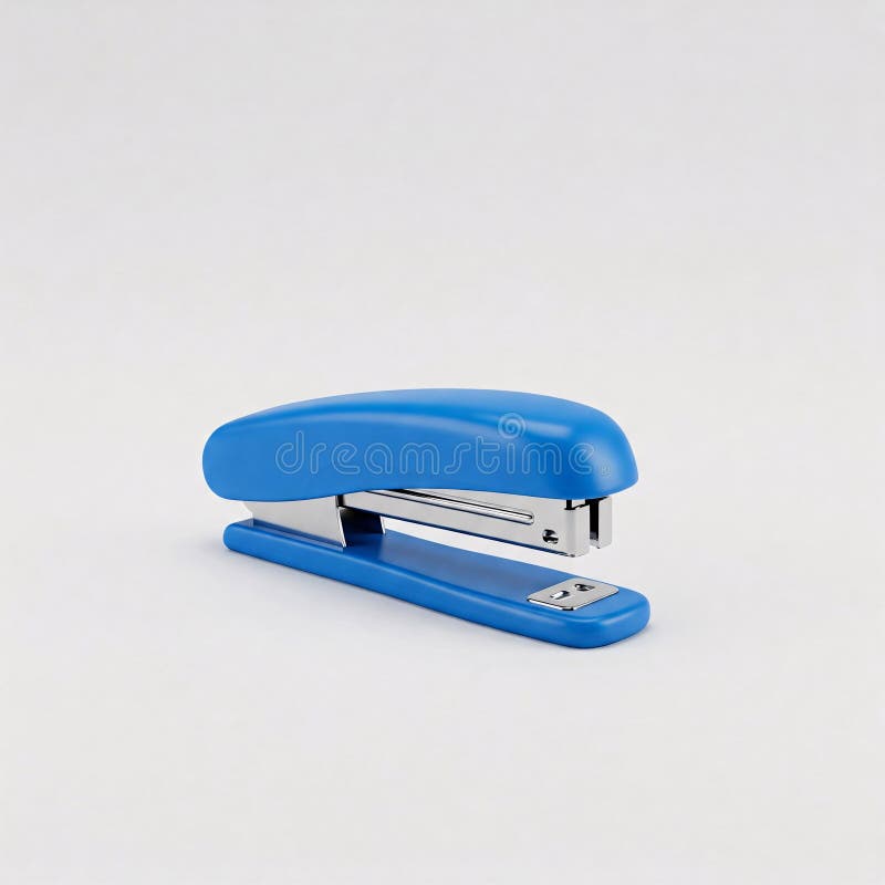 Blue Stapler Isolated on a White Background. 3d Render Stock ...