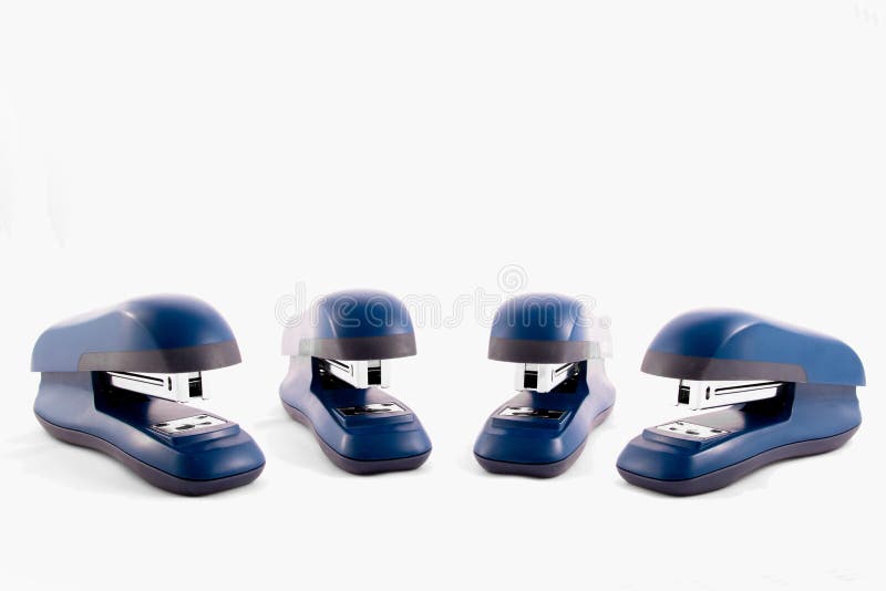 Staplers stock image. Image of staple, silver, three - 34900793