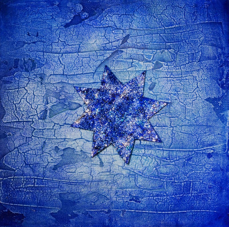 Blue star stock image. Image of textured, star, glittering - 3099381