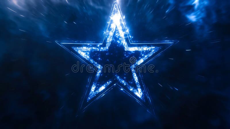 Blue Star Background