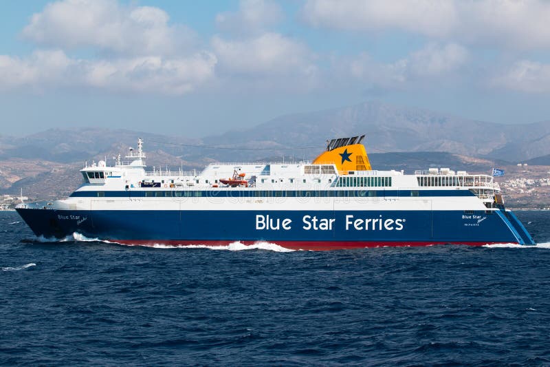 Blue Star Ferries editorial image. Image of blue, water - 44890500