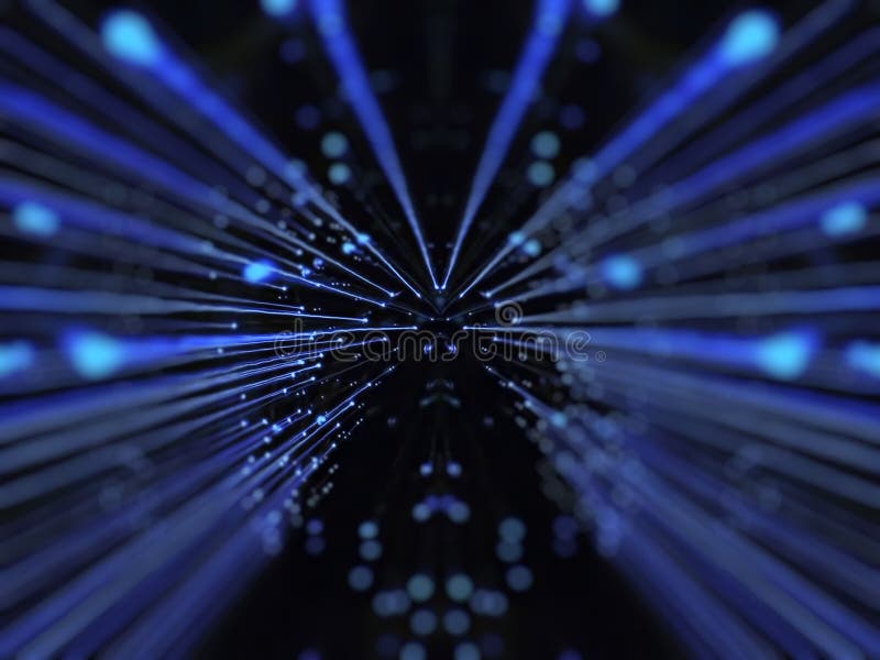 Blue star field warp stock photo. Image of beams, futuristic - 5448910