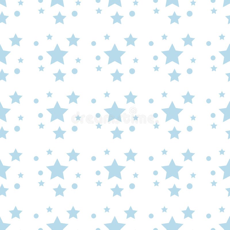 Star Seamless Pattern. Cute Kids Star Seamless Pattern. Seamless Patter ...