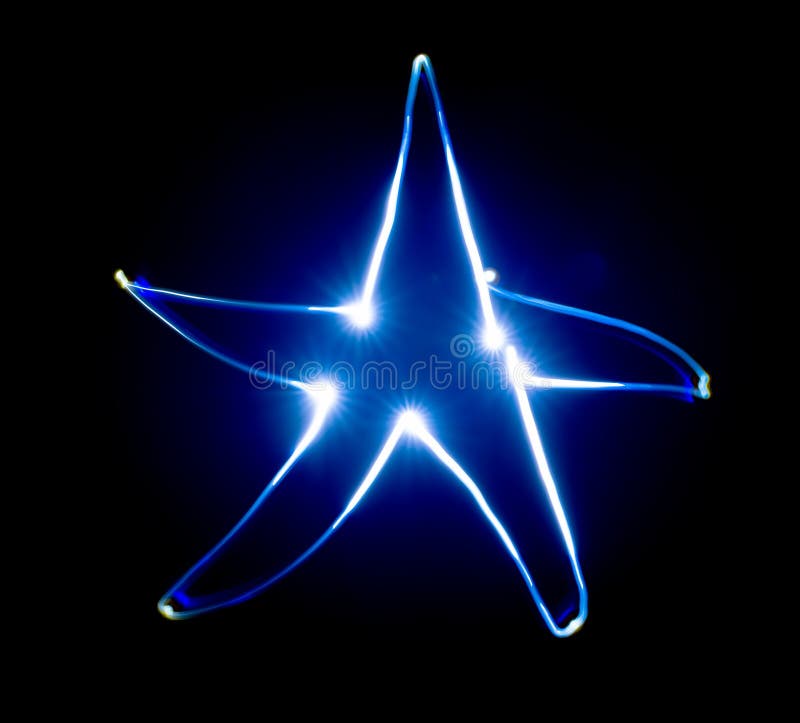 Blue star. stock illustration. Illustration of energy - 70151773