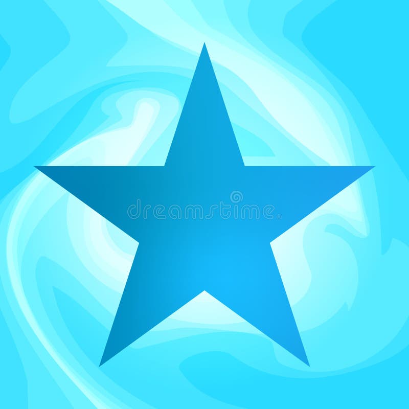 Blue Star Vector Background Stock Vector - Illustration of prettily ...