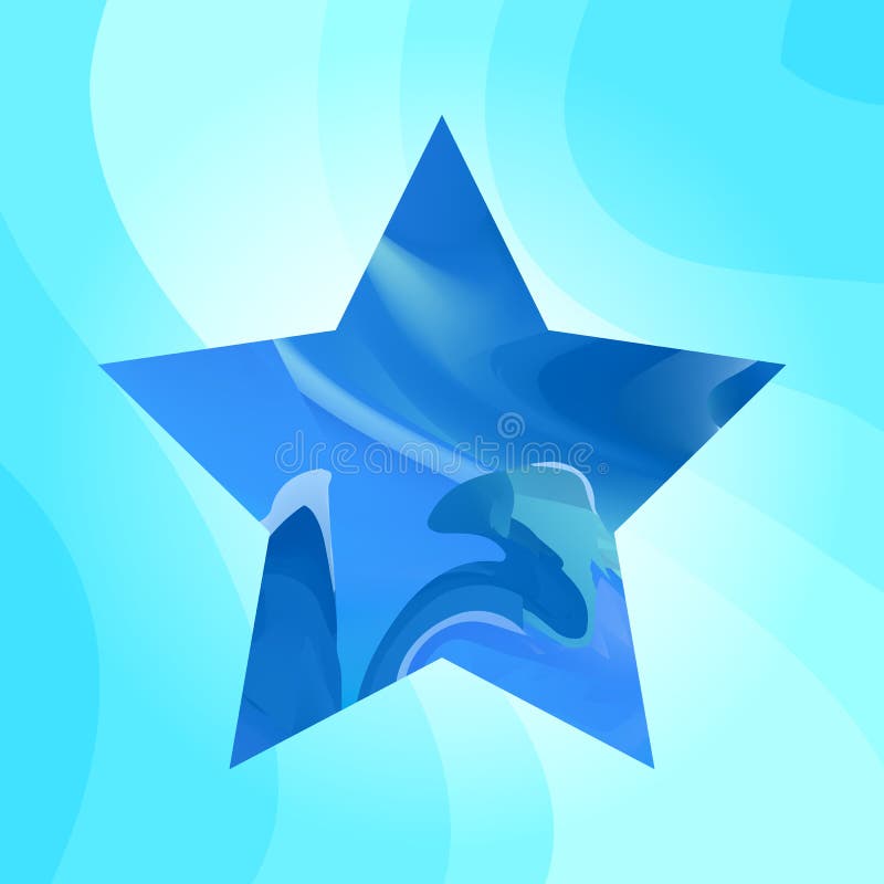 Blue Star Vector Background Stock Vector - Illustration of background ...