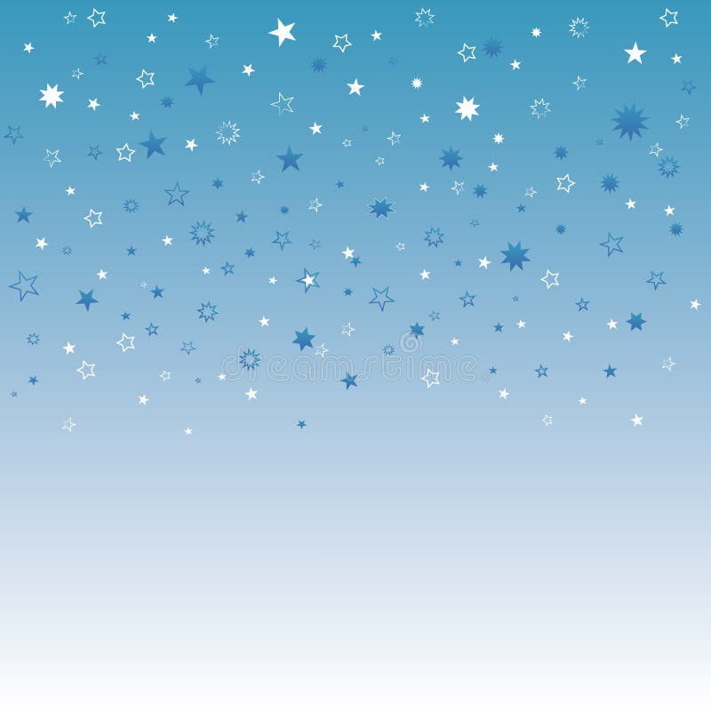 Blue Star Vector Background Stock Vector - Illustration of abstract ...