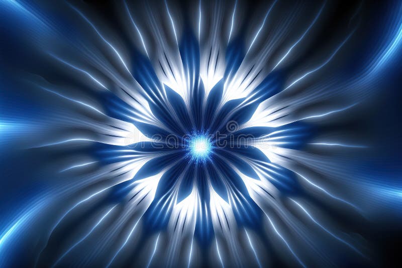 Blue Starburst Background stock illustration. Illustration of bright ...