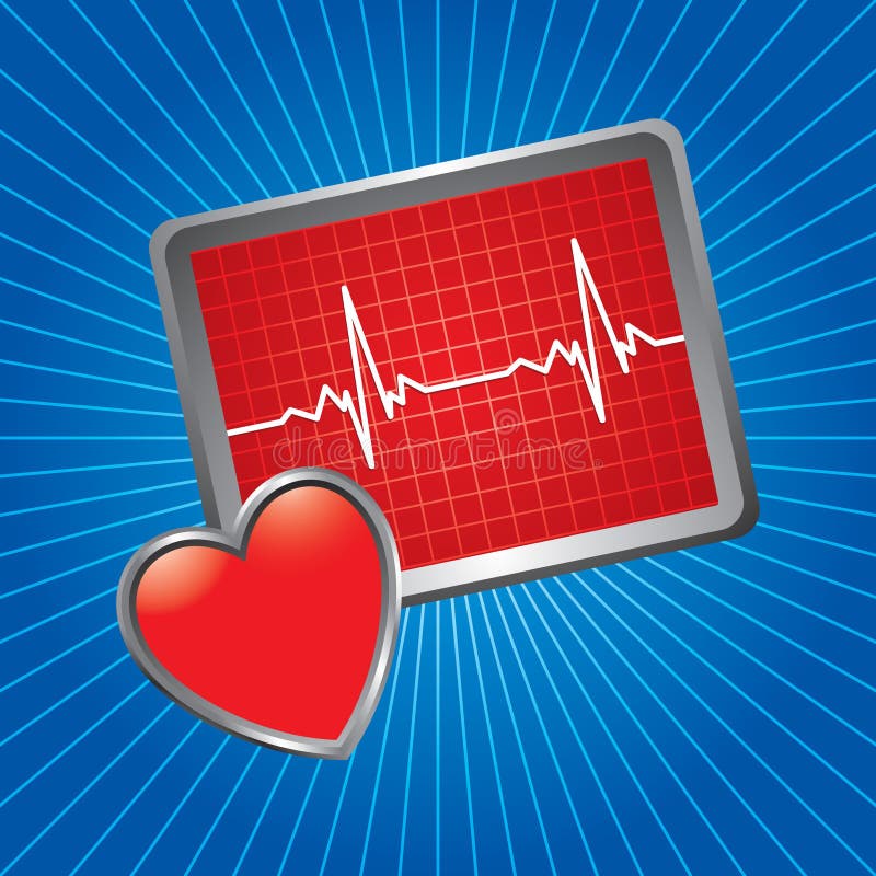 Blue Heart Monitor Stock Illustrations – 6,212 Blue Heart Monitor Stock ...